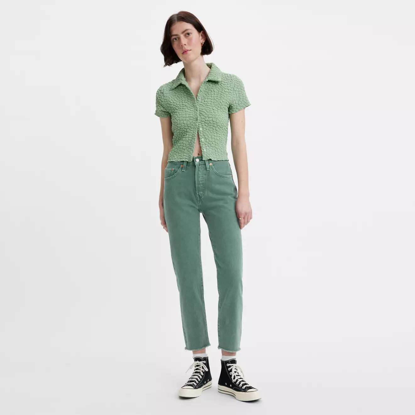 Levi's 501 Crop | Harbour Thread