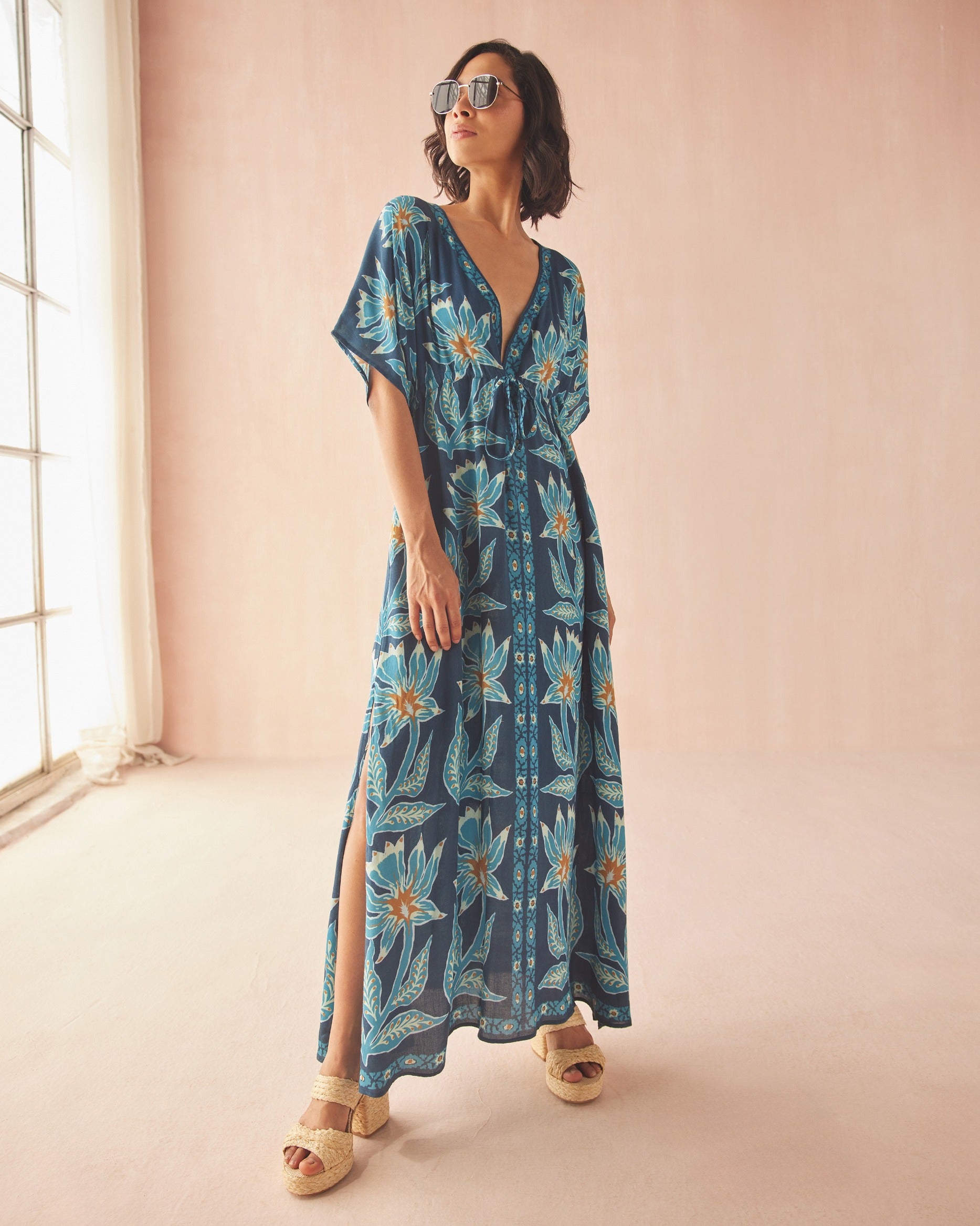 OMIKA Pia Caftan | Harbour Thread