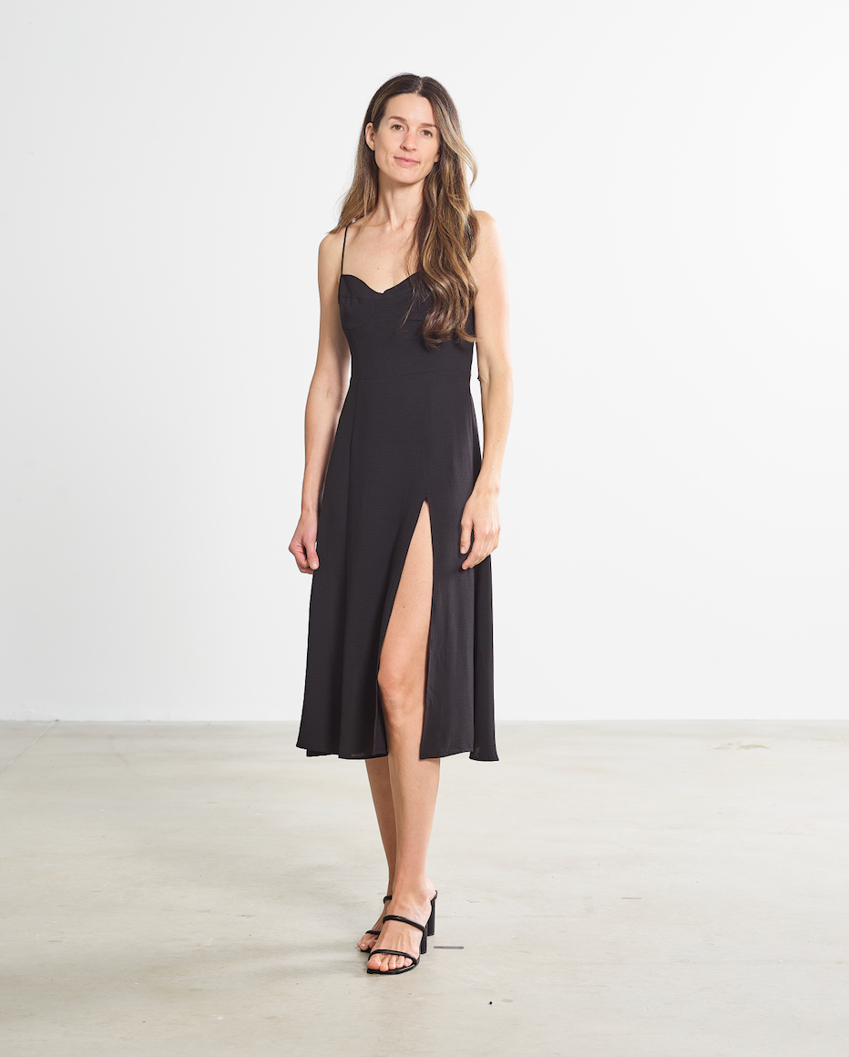 The Jenn Dress by Harbour Thread in Black